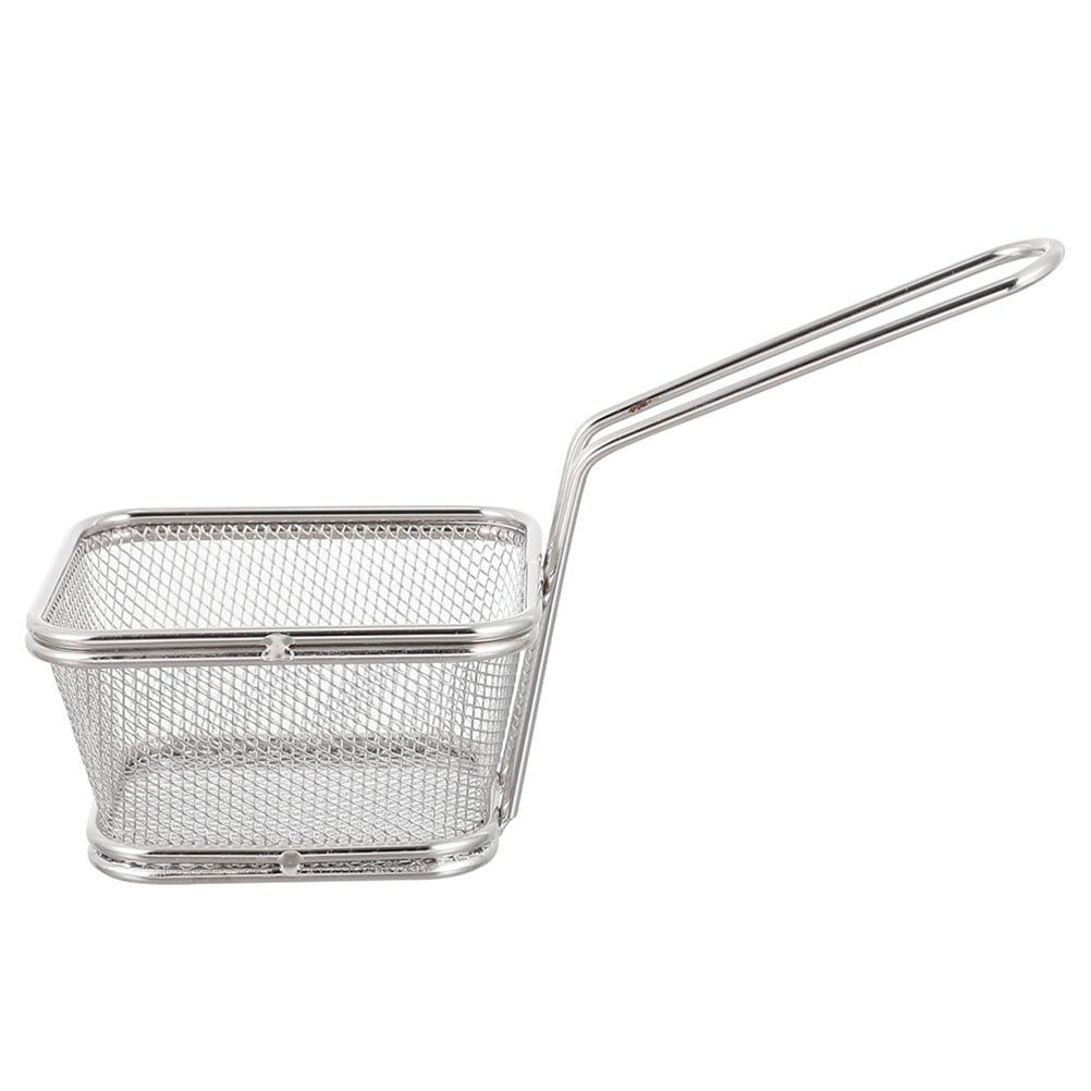 Basket Fry French Frying Baskets Kitchen Serving Food Strainer Wire ...