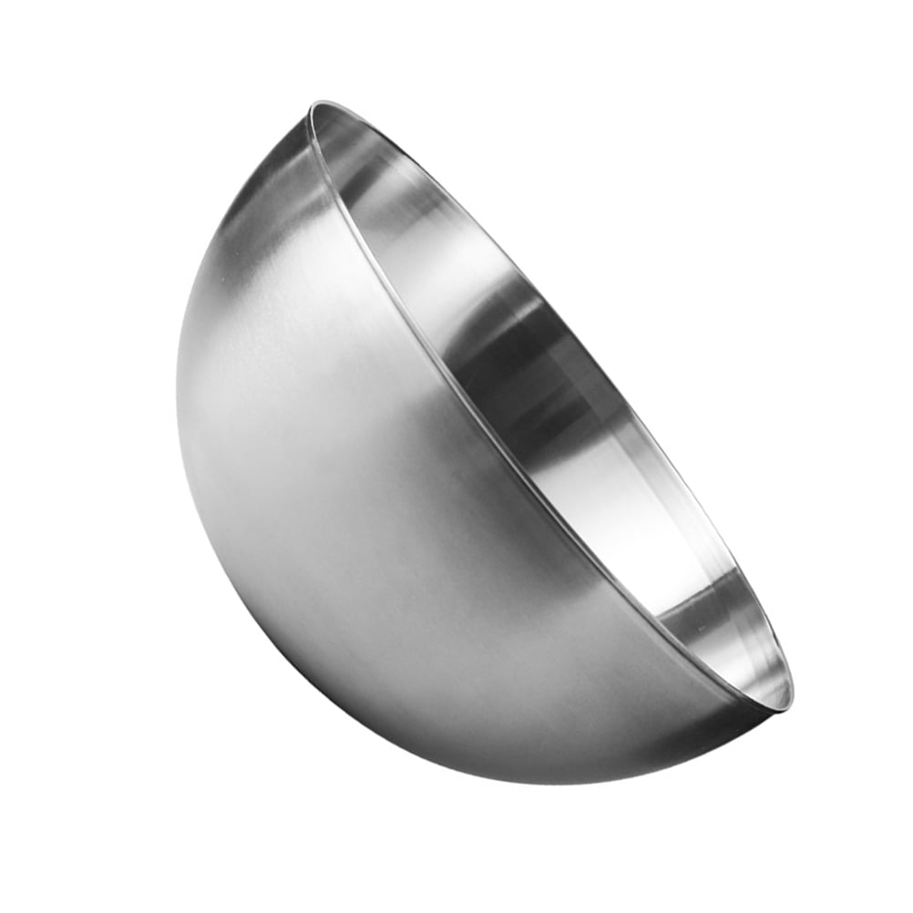 Basket Round Bottom Bowl Stainless and Basin Tossed Salad Food Storage ...