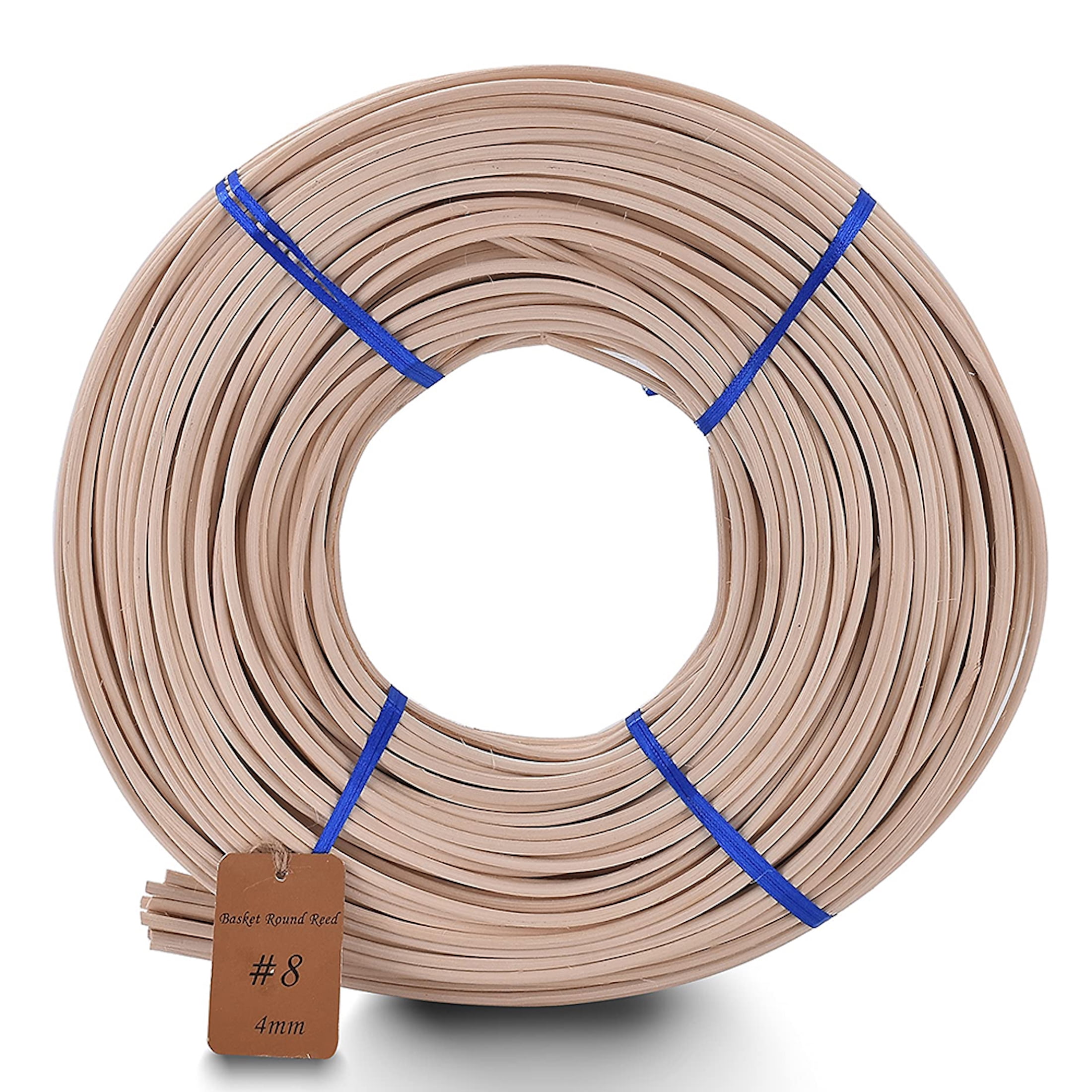 Basket Round Reed #8 4mm 1-Pound Coil Basket Weaving Cane for Chair ...