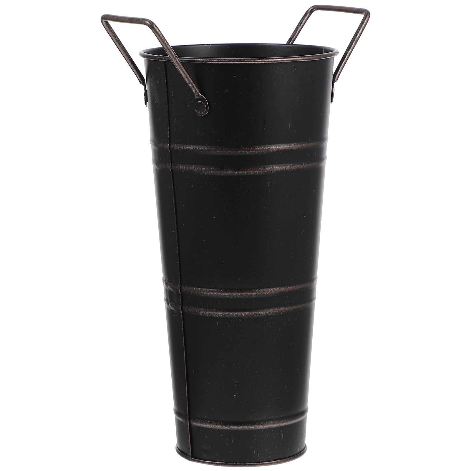 Basket Tin Flower Pot Office Vase Cabinet Decoration - Walmart.com