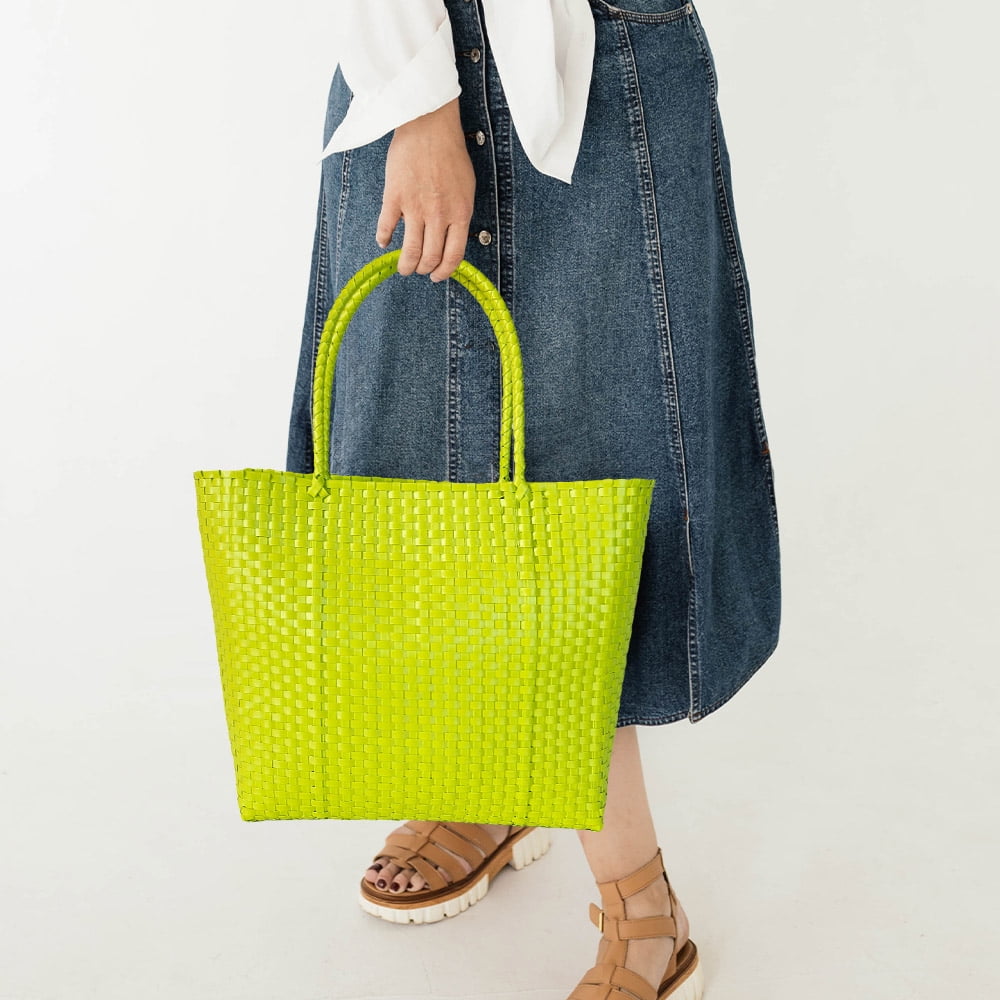 Basket Weave Tote Bag / Shoulder Bag - Walmart.com