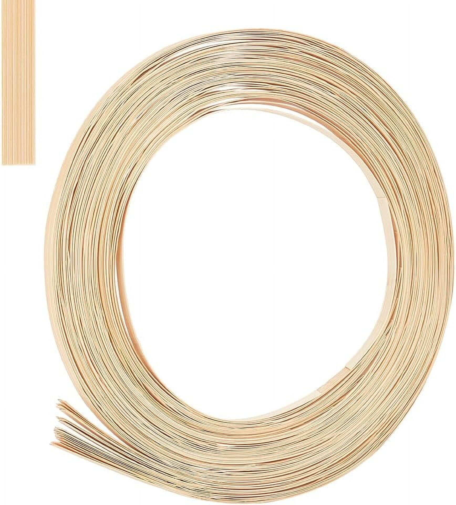 Basket Weaving Cane 20 Strands/Bundle Flat Reed Coil Thin Flat Cane ...
