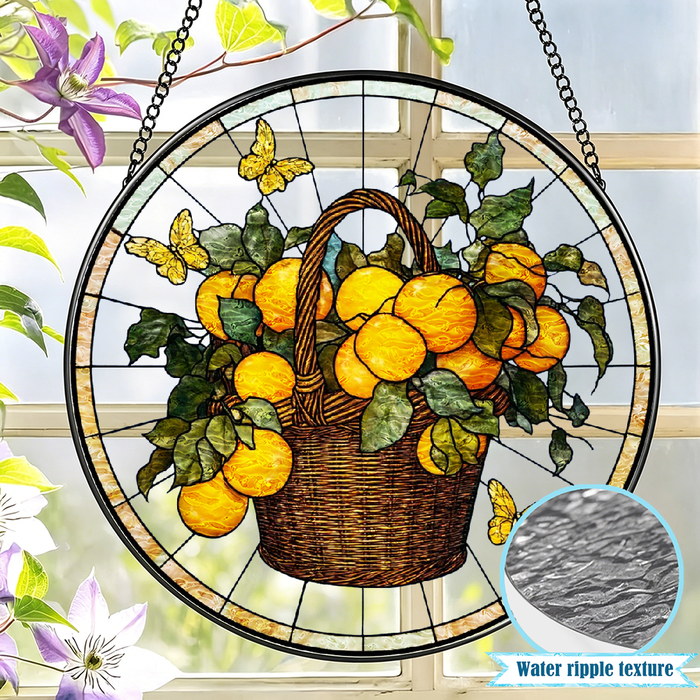 Basket oranges leaves autumn Design. Best Gift for Families and Friends ...