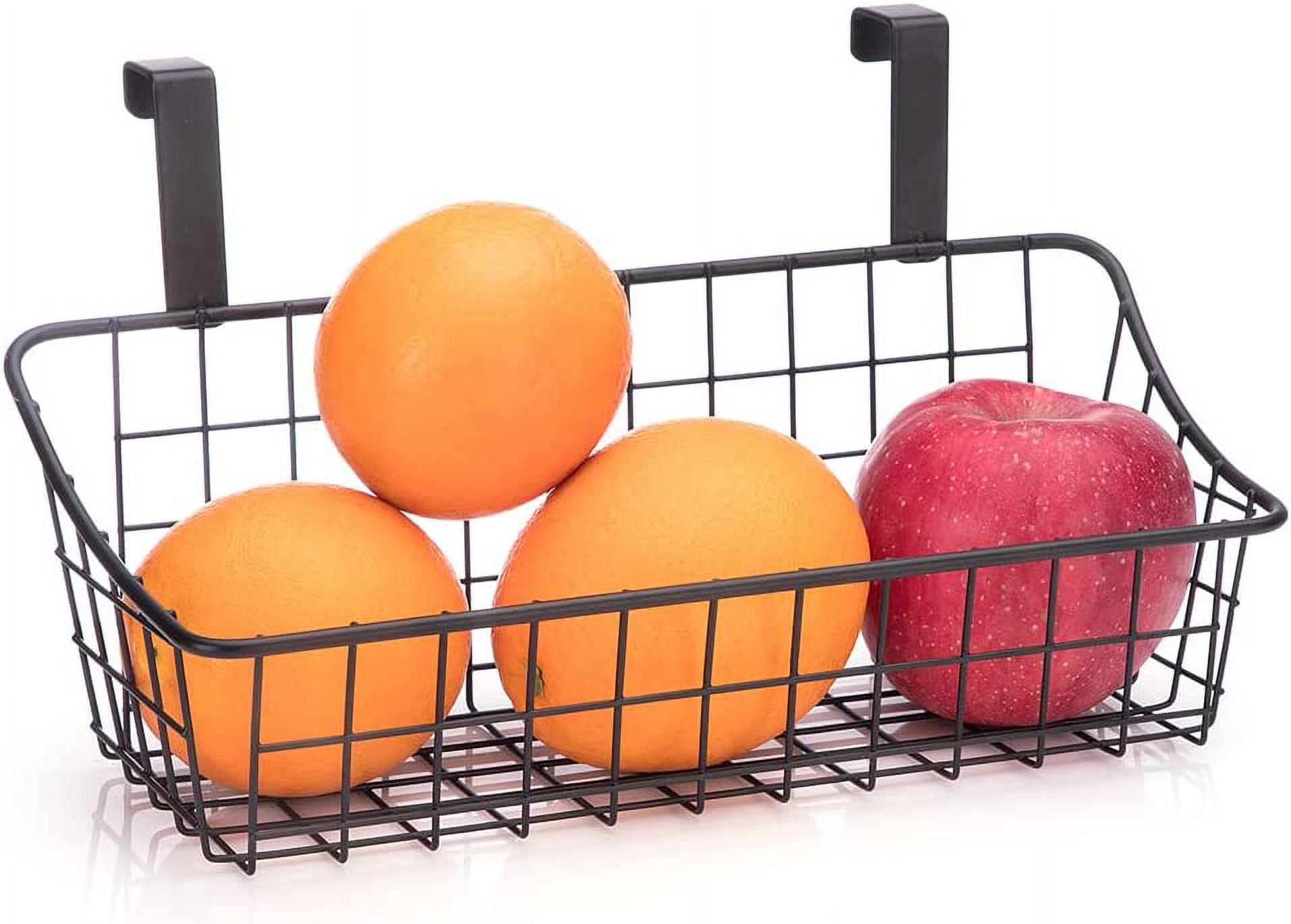 Basket with hook Grid Storage Basket, Hang it behind a door or on a ...