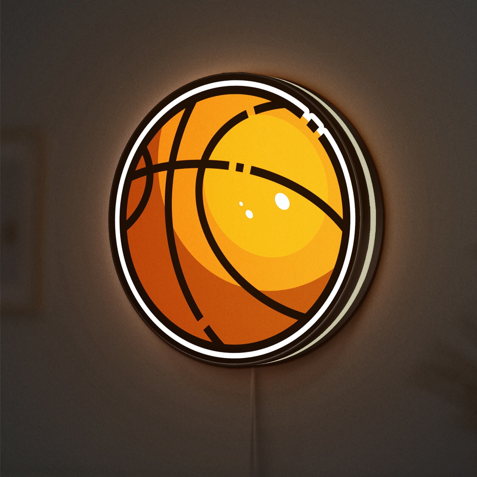 Basketball 3D Novelty Light Box for Athletes and Sports Fans, Modern ...