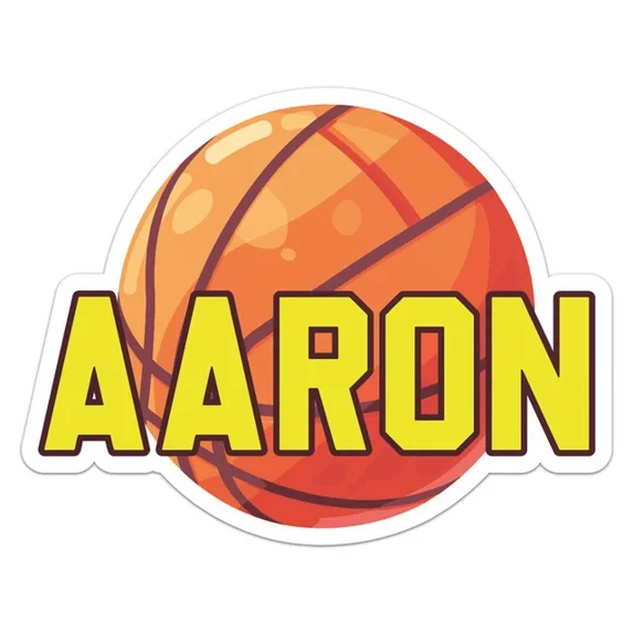 Basketball Aaron Sticker Phone Decal Water Bottle Stickers Car Decals ...