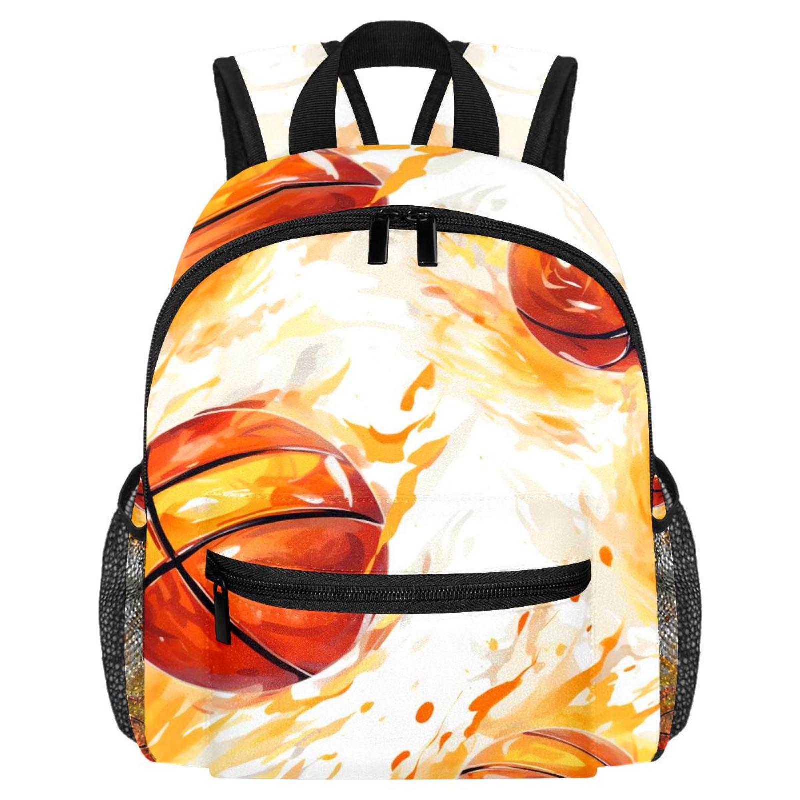 Basketball Adjustable Shoulder Strap Backpack - Large Capacity, Printed ...