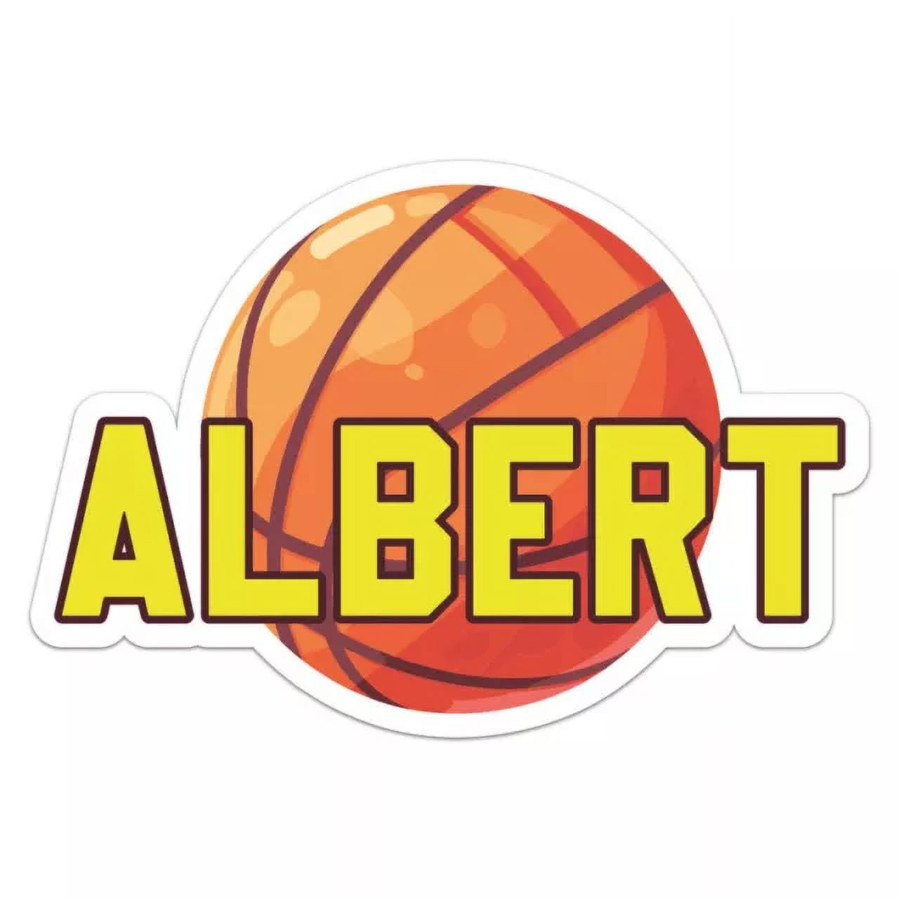 Basketball Albert Sticker Phone Decal Water Bottle Stickers Car Decals ...