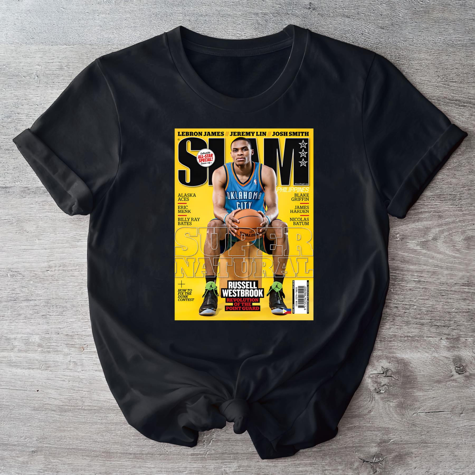 Basketball All-Star Tribute Shirt, Vintage Retro Magazine Cover Tee ...