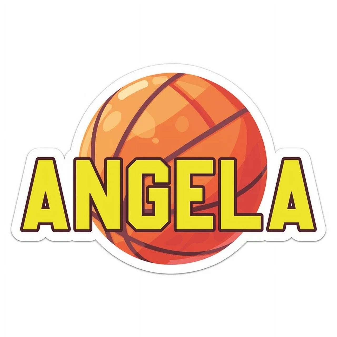 Basketball Angela Sticker Phone Decal Water Bottle Stickers Car Decals ...