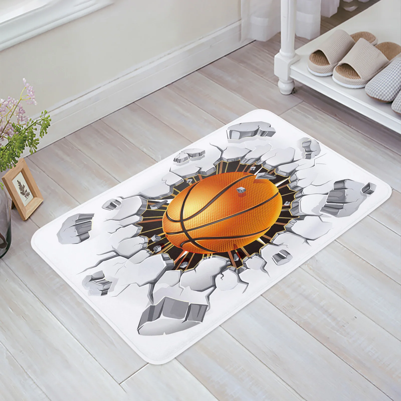 Basketball Arena Ball Stadium Floor Mat Entrance Door Mat Living Room ...