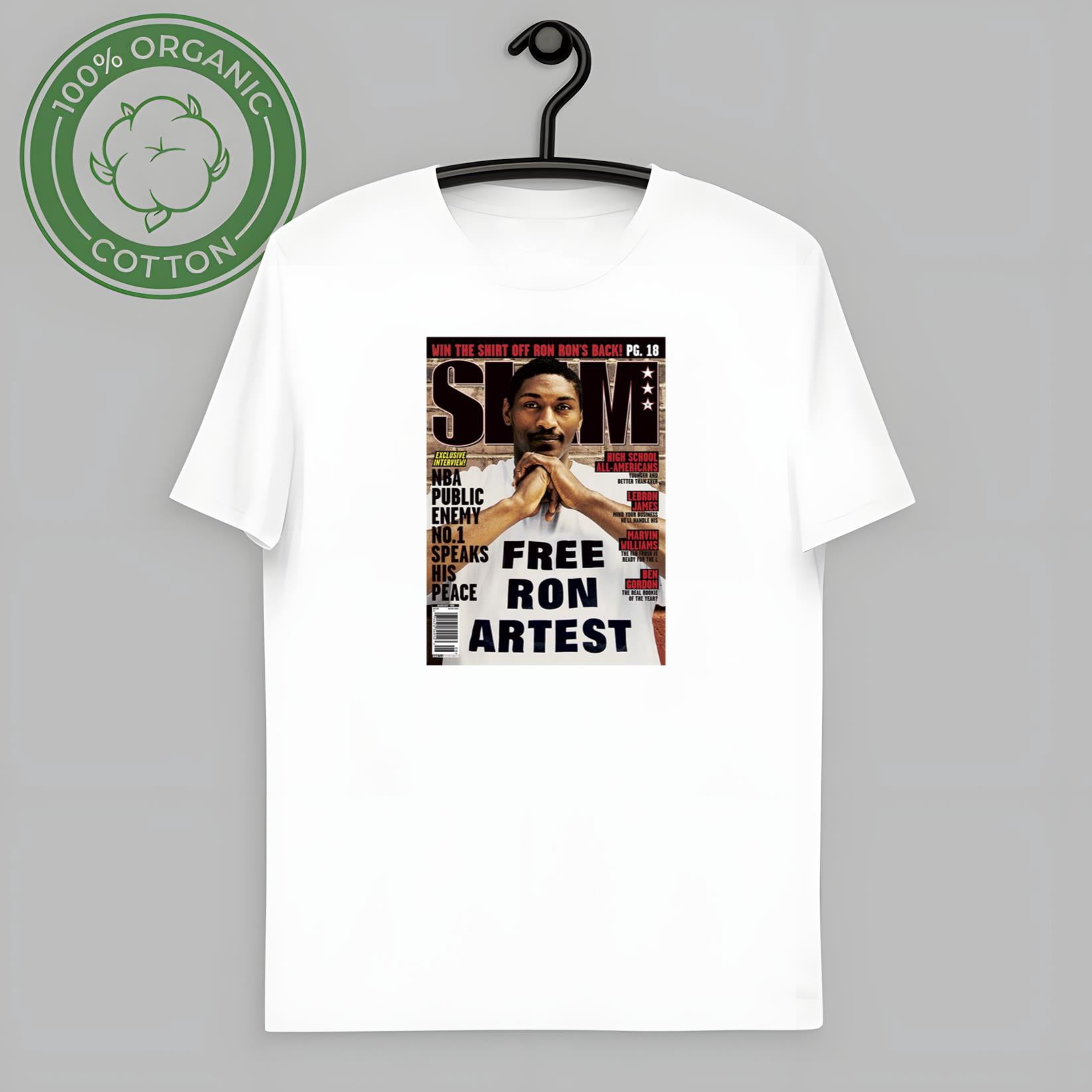 Basketball Artest Player Graphic Shirt, Magazine Cover Design - Walmart.com