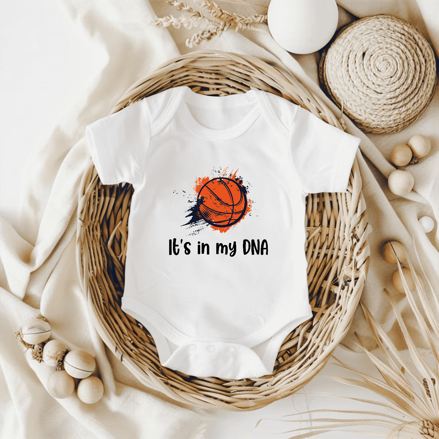 Basketball Baby Bodysuit, Sports Infant Outfit, Newborn Gift - Walmart.com