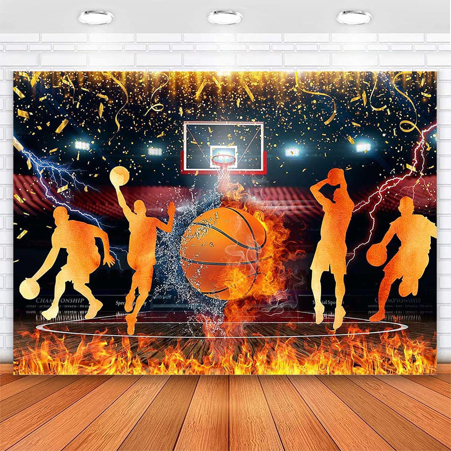 Basketball Backdrop Basketball Photography Background for Birthday ...