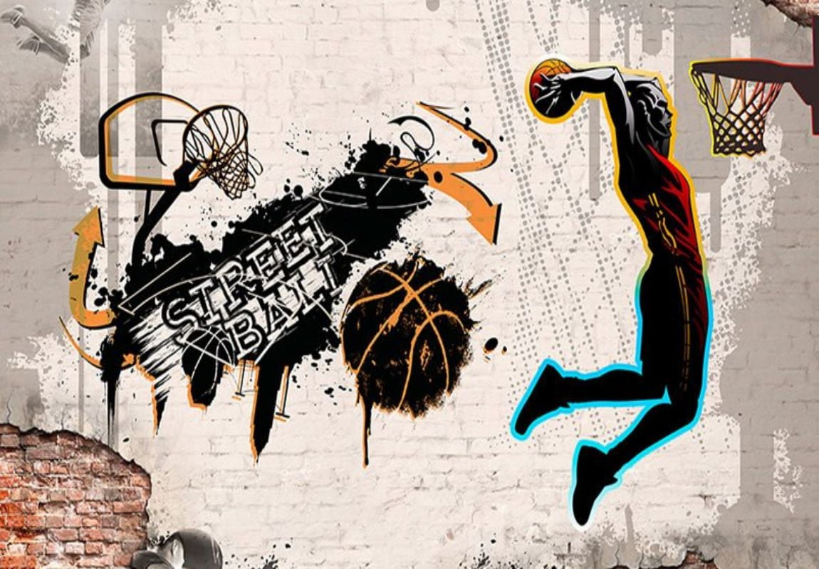 Basketball Background Add Charm Your Special Day Custom Birthday ...