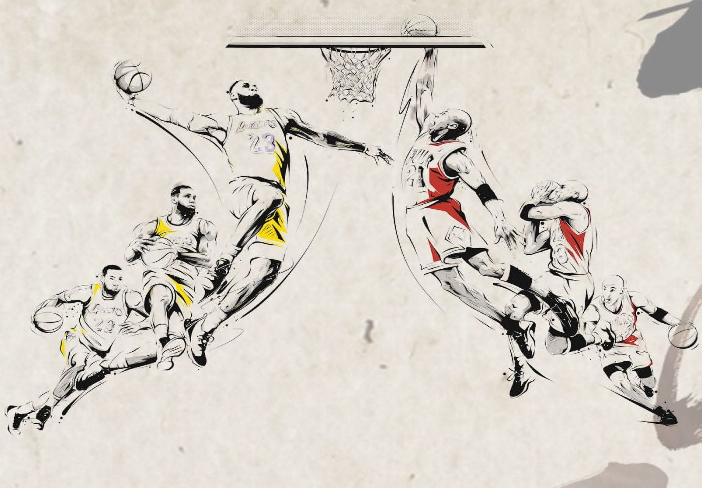 Basketball Background Add Charm Your Special Day Custom Birthday ...