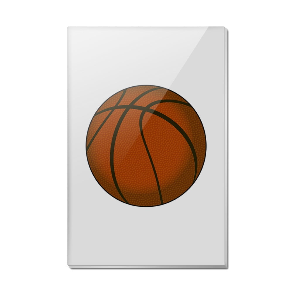 Basketball Ball Rectangle Acrylic Fridge Refrigerator Magnet - Walmart.com