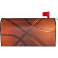 Basketball Ball Texture Mailbox Cover Magnetic Sport Theme Waterproof ...