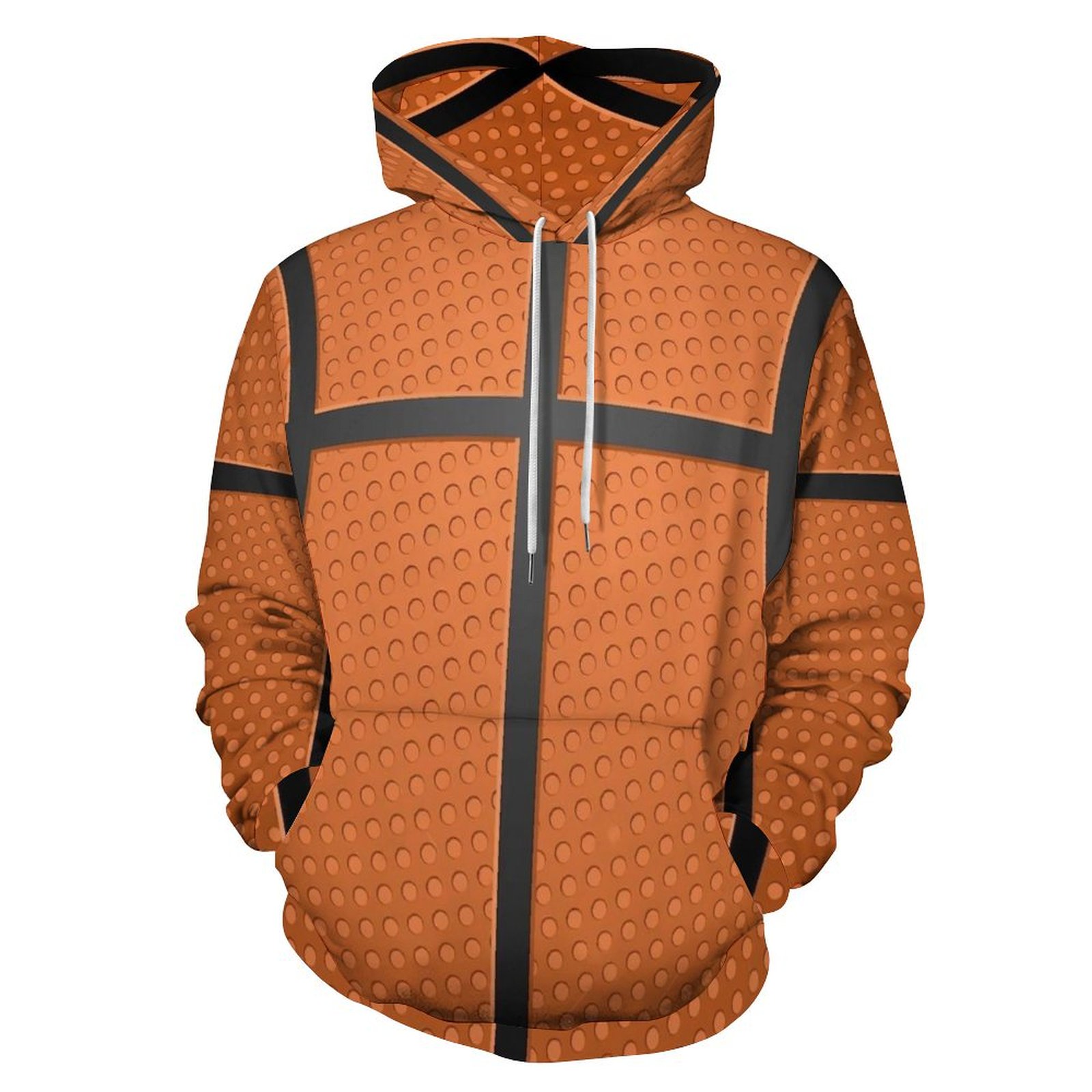 Basketball Ball Texture Oversized Hoodies for Women Pullover Womens ...