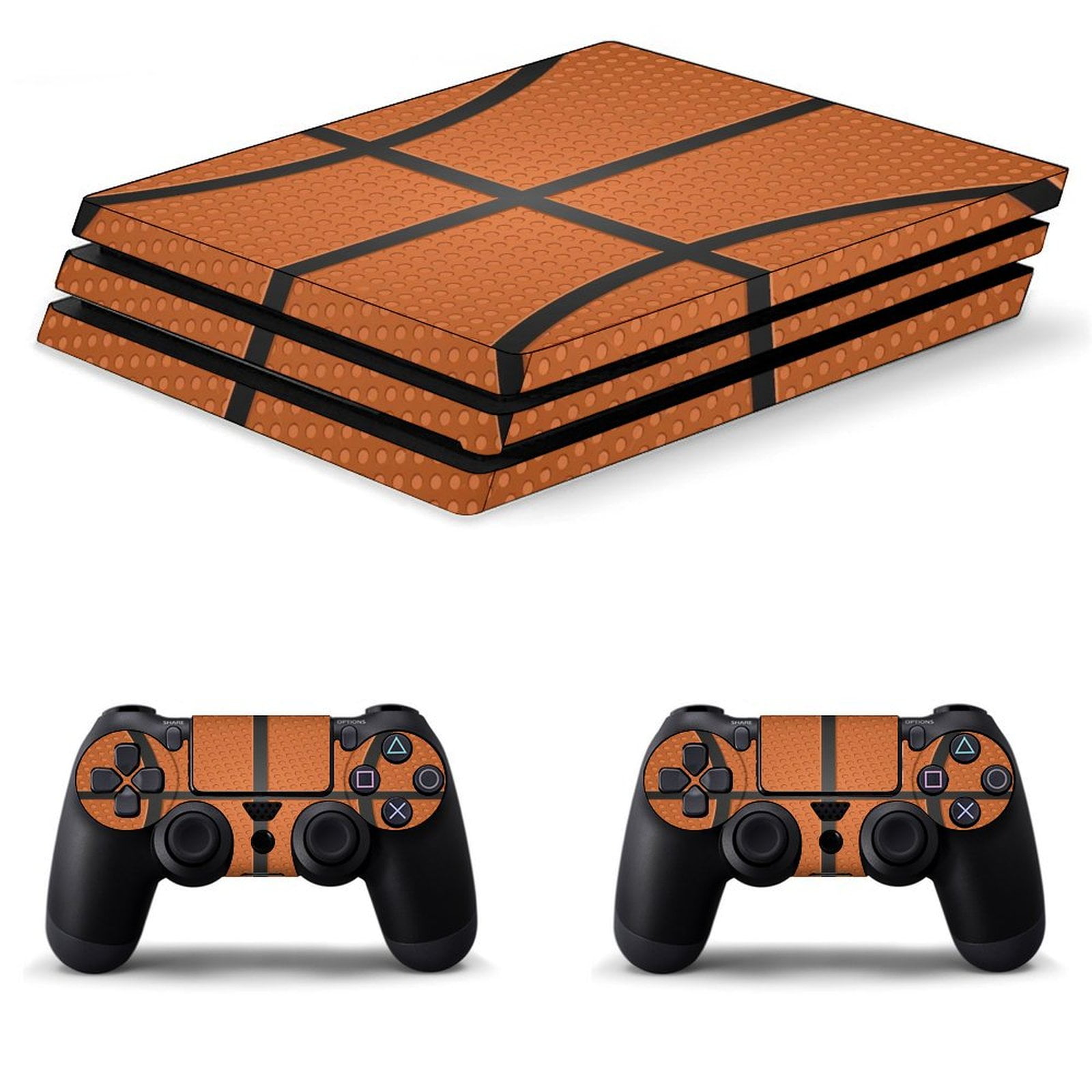Basketball Ball Texture PS4/PS4 Pro/PS4 Slim Skin Sticker For Console ...