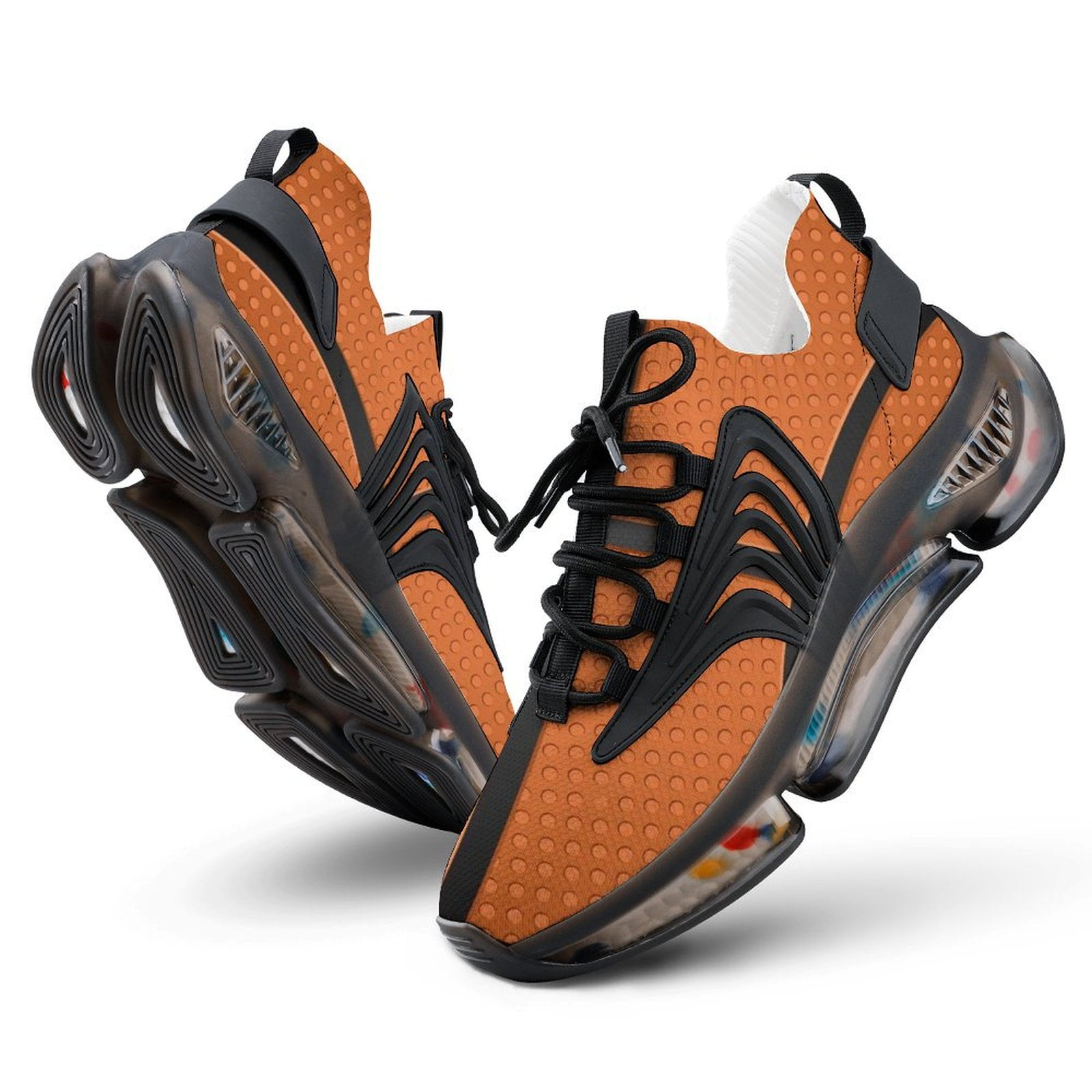 Basketball Ball Texture Walking Shoes for Men Woman Lightweight Tennis ...