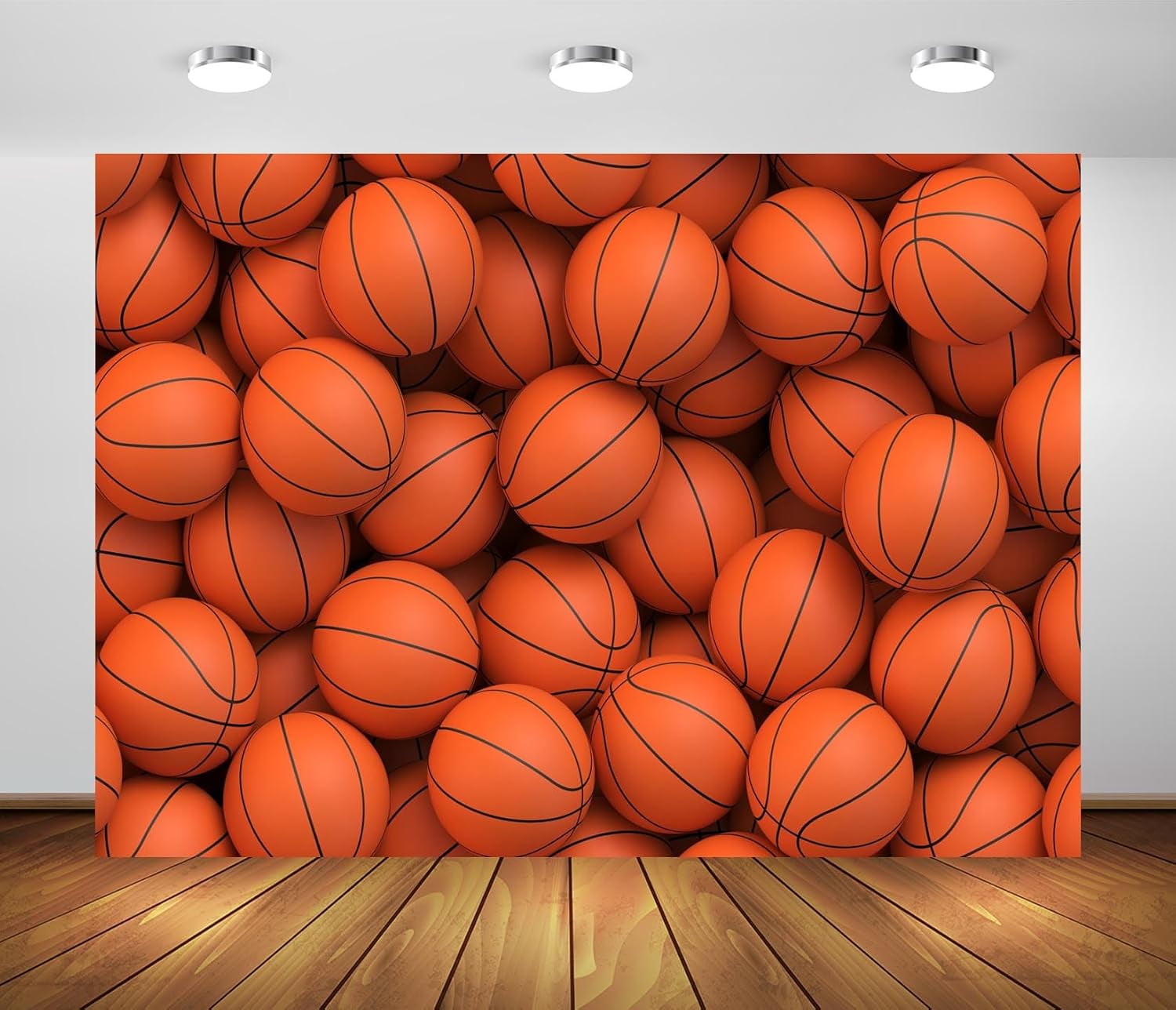 Basketball Balls Backdrop Basketball Sport Background for Basketball ...