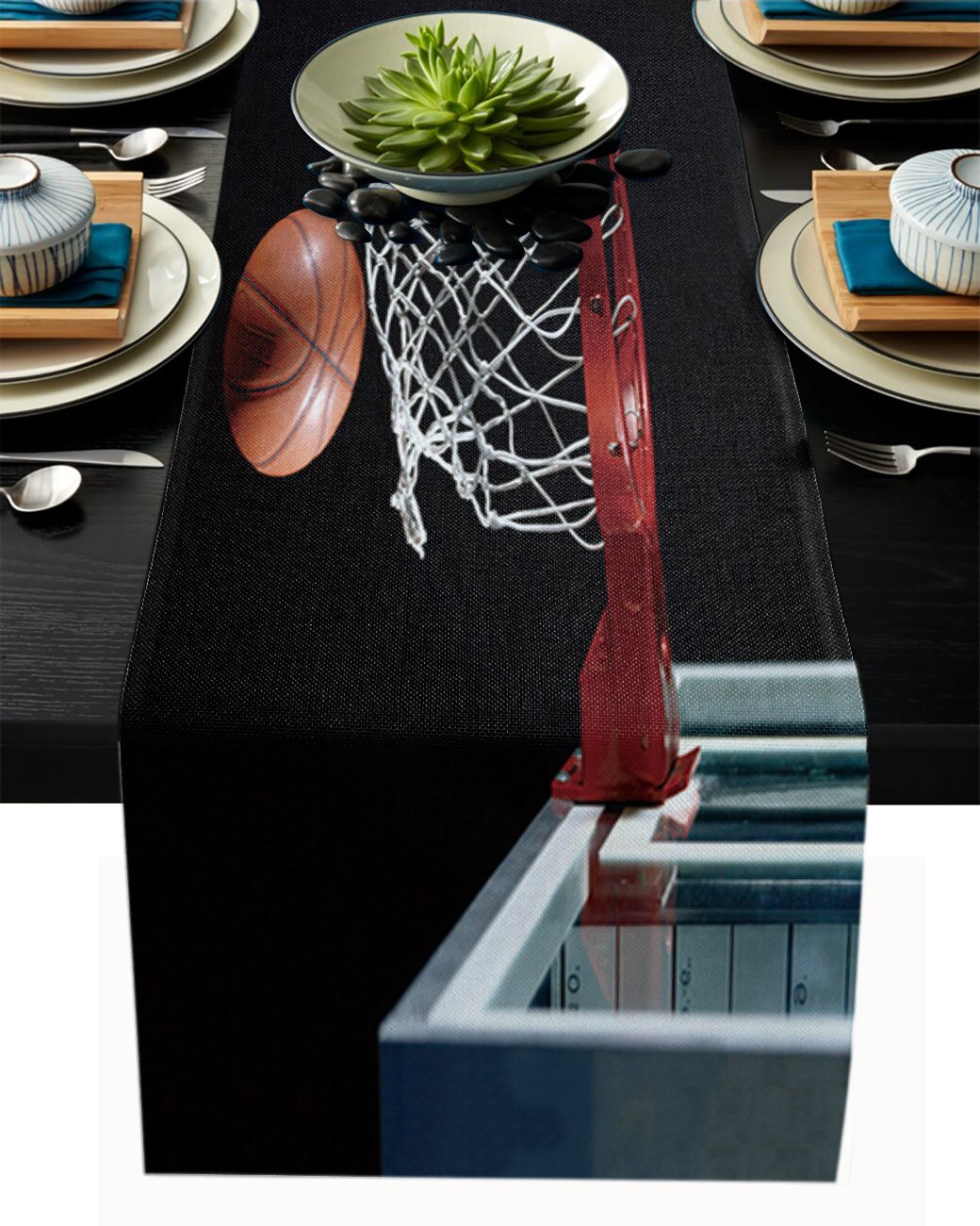 Basketball Basketball Court Wedding Table Decoration Coffee Table Decor ...