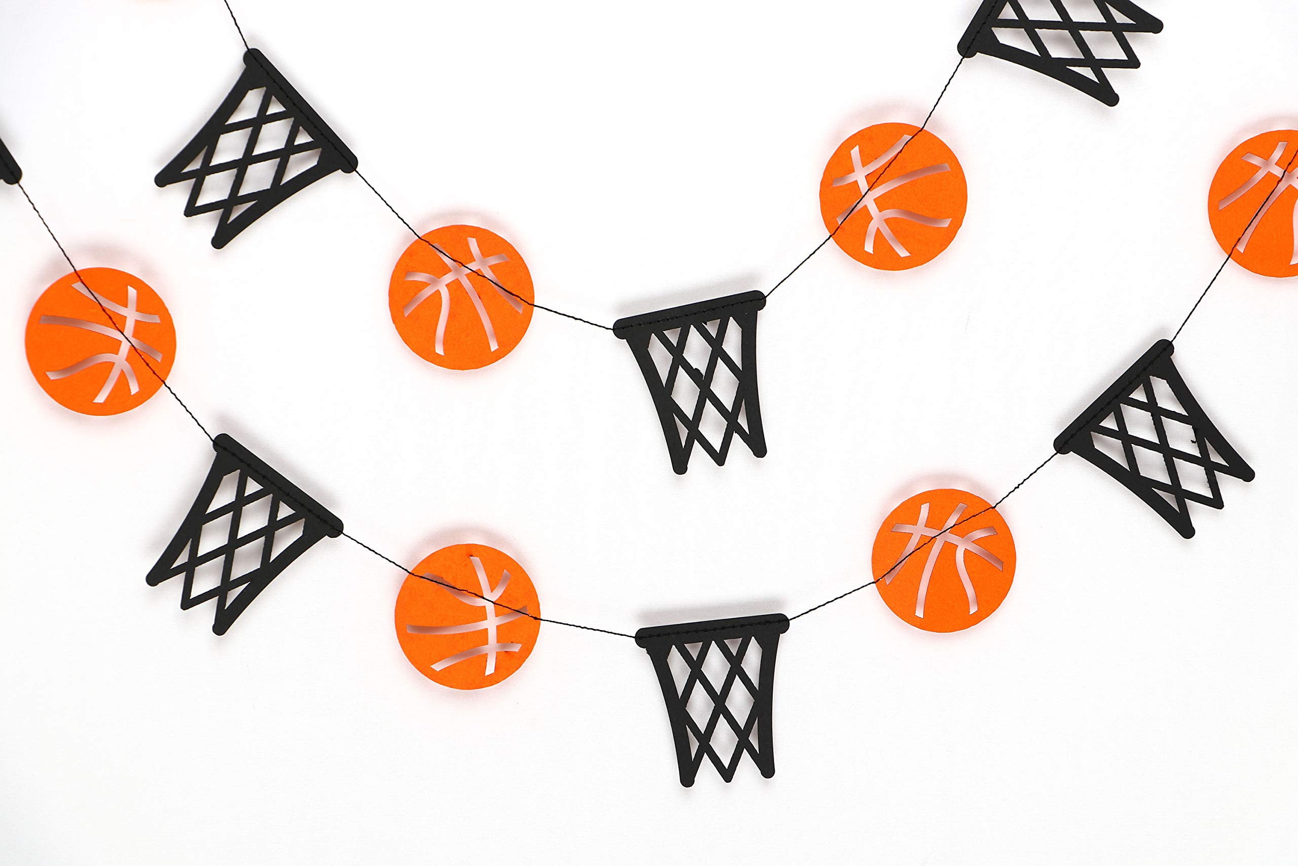 Basketball and Basketball Hoop IFF17 Garland Party Banners Sports Theme ...