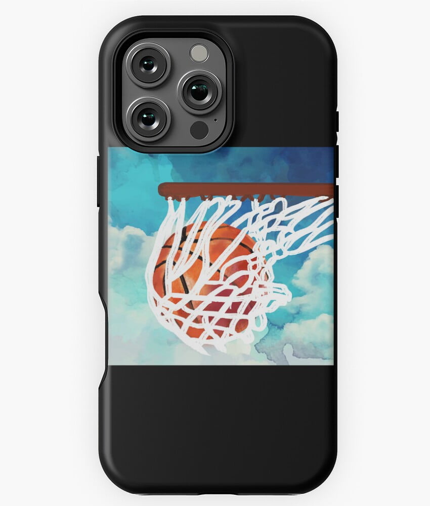 Basketball Battle Sports Game Day Fan Phone Case for iPhone 16 15 14 13 ...