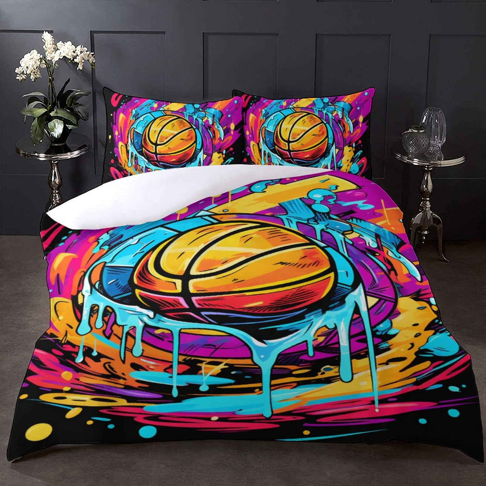 Basketball Bedding Set Duvet Cover 3D Printed Quilt Cover Comforter ...