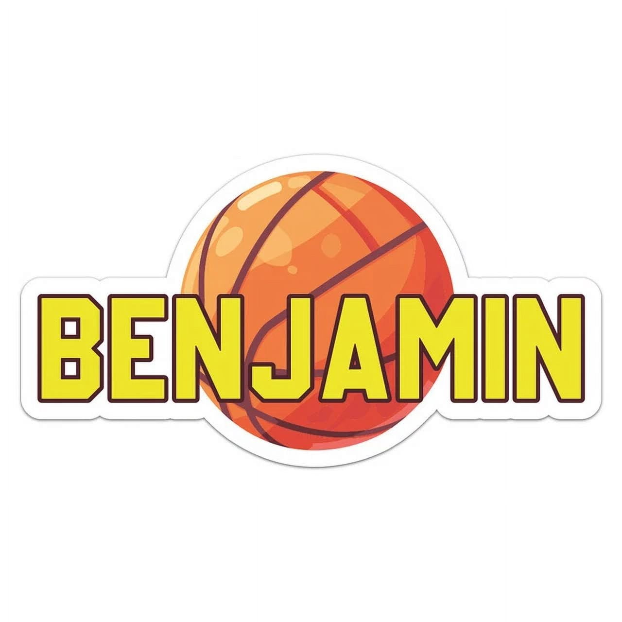 Basketball Benjamin Sticker Phone Decal Water Bottle Stickers Car ...