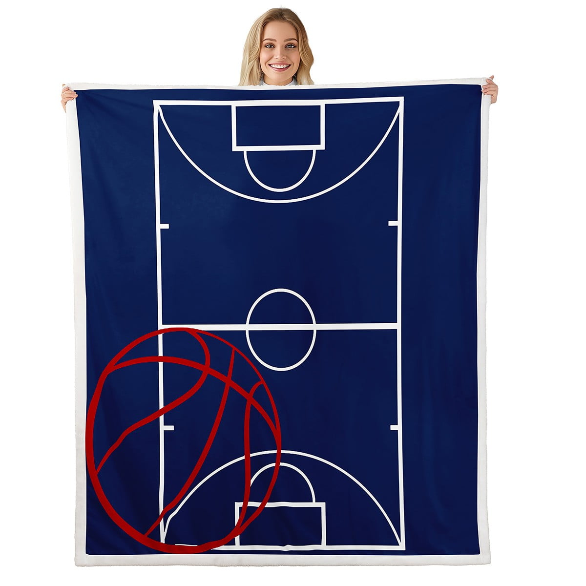 Basketball Blanket Throw 30"x40" Sports Themed Blankets and Throws ...