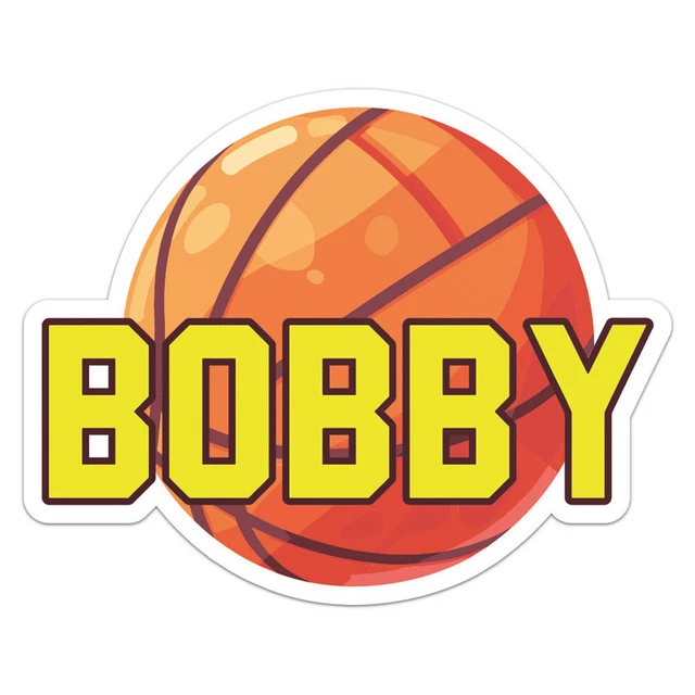 Basketball Bobby Sticker Phone Decal Water Bottle Stickers Car Decals ...