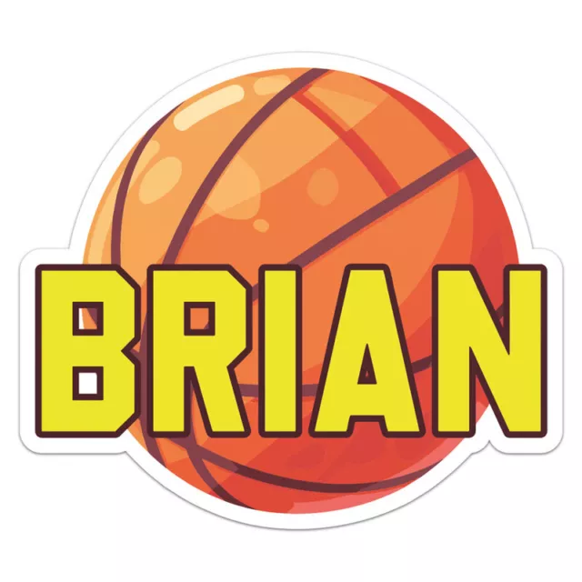 Basketball Brian Sticker Phone Decal Water Bottle Stickers Car Decals ...