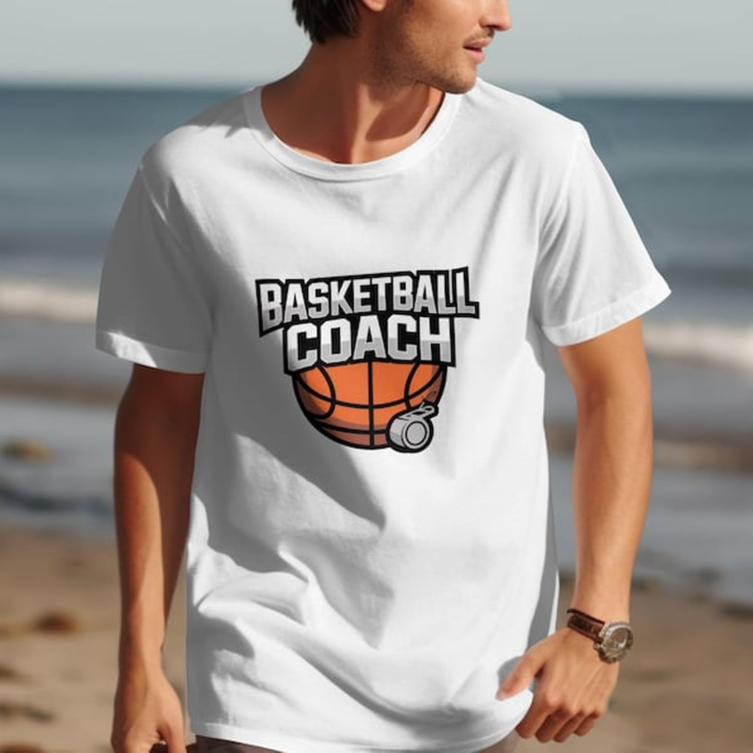 Basketball C1OACH T-S1Hirt Spor Enthusiast Gift - Walmart.com