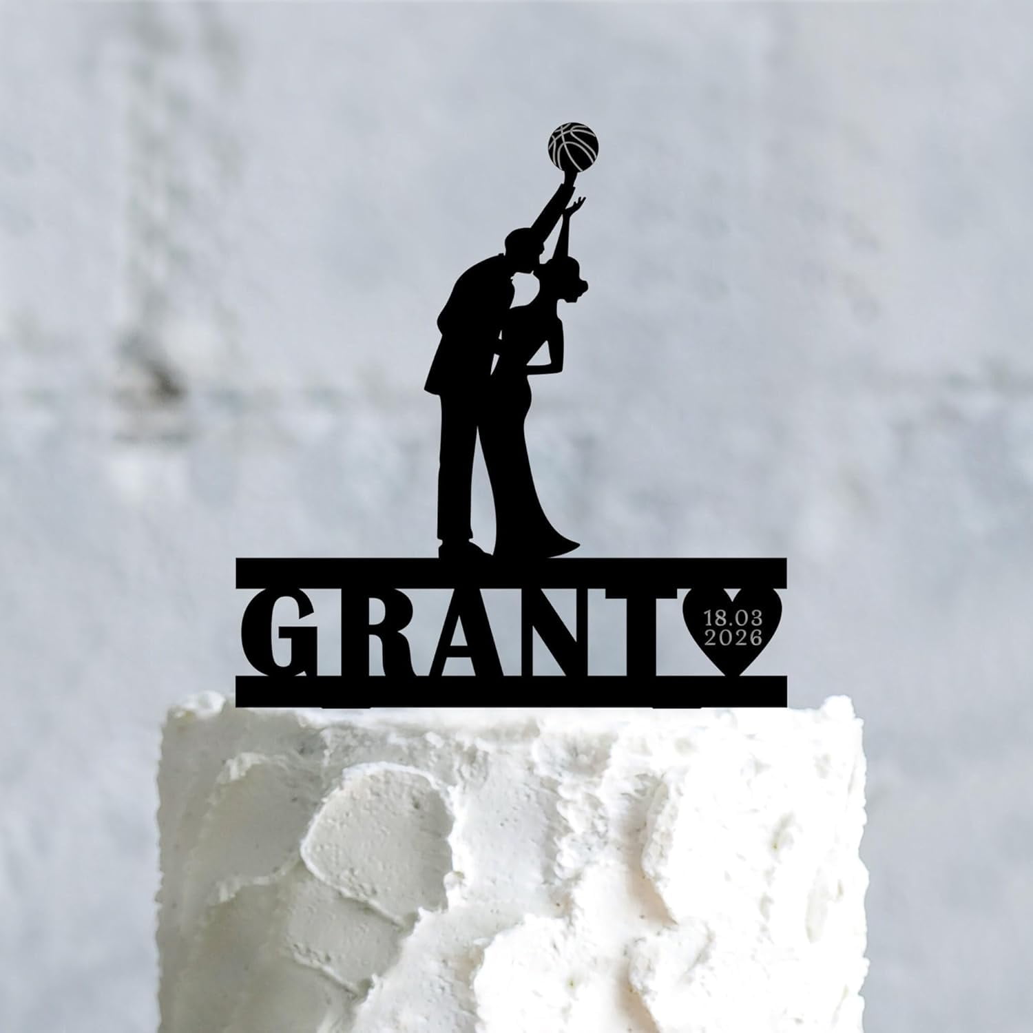 Basketball Cake Topper,Basketball Wedding Topper,Basketball Players ...