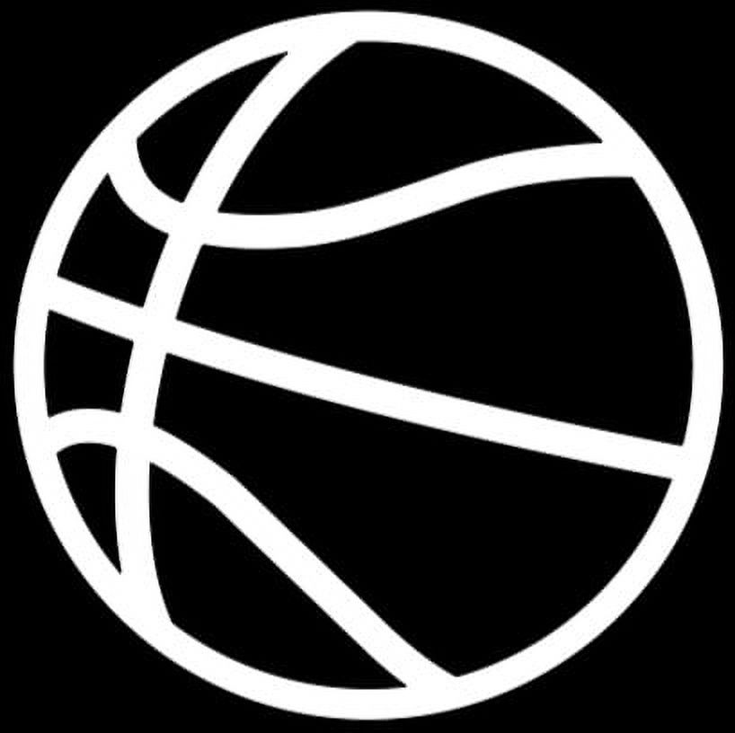 Basketball - Car Window - Premium Vinyl Decal/Sticker - Walmart.com