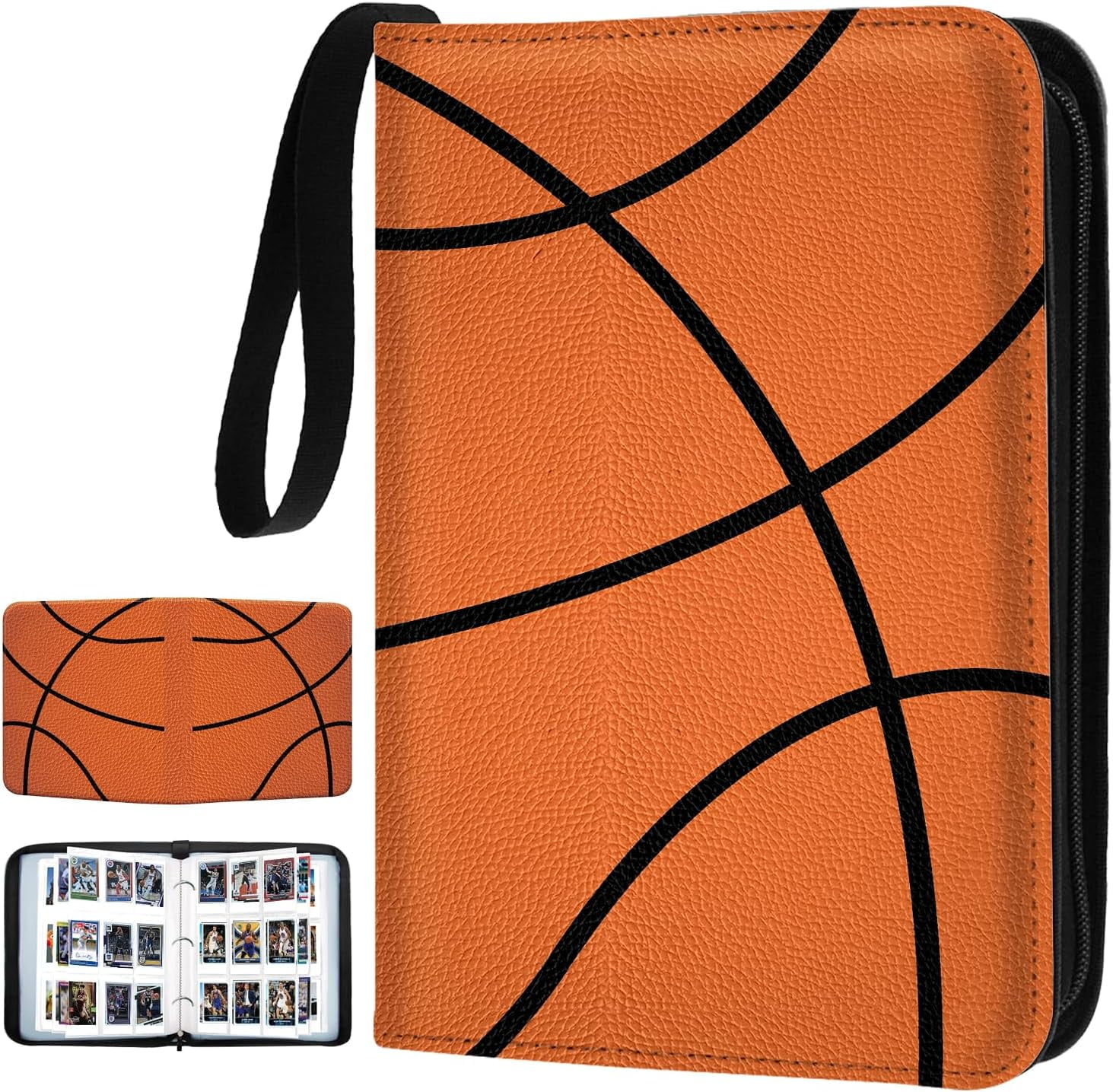 Basketball Card Binder 900 Pockets - Trading Cards Holder Card ...