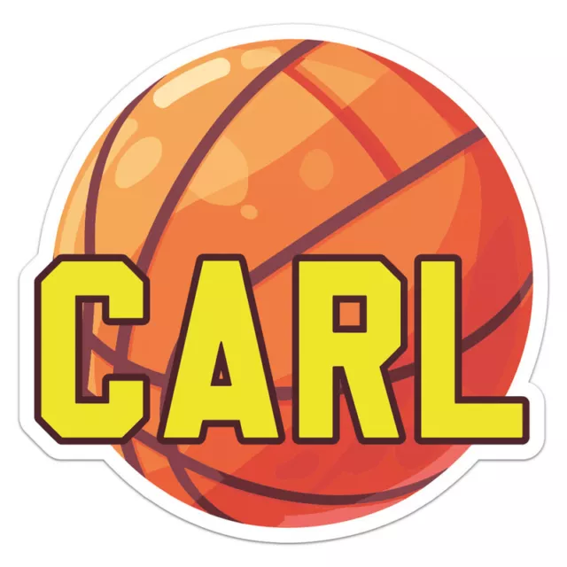 Basketball Carl Sticker Phone Decal Water Bottle Stickers Car Decals ...