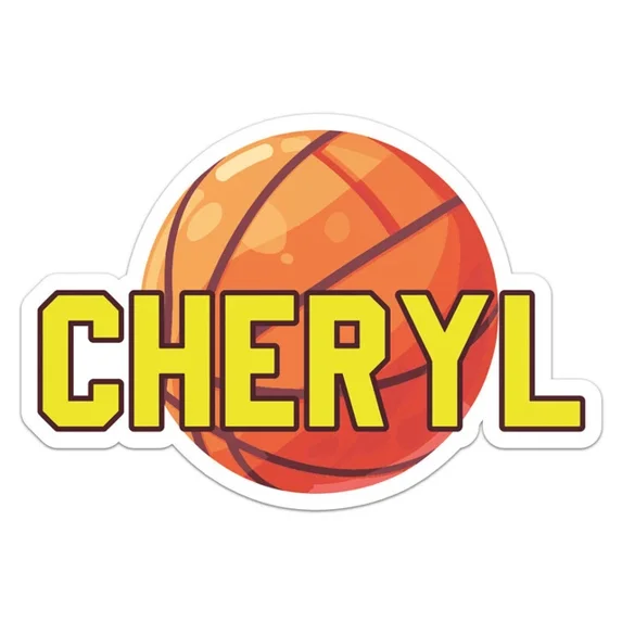 Basketball Cheryl Sticker Phone Decal Water Bottle Stickers Car Decals ...