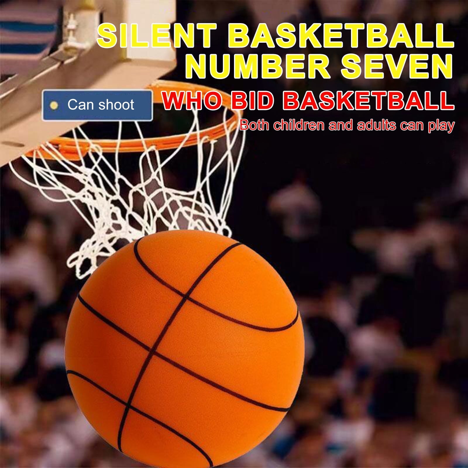 Basketball Clearance! 24cm Indoor Foam Basketball For Quiet Practice ...