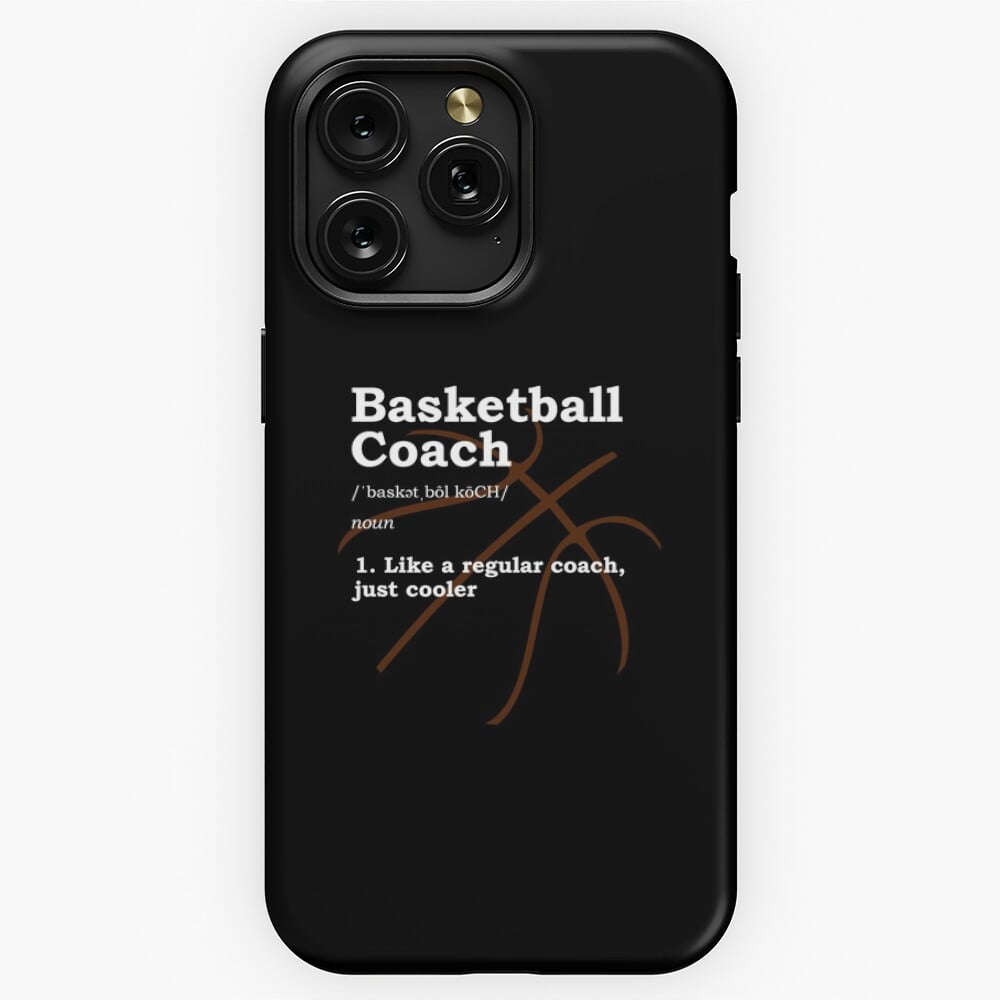 Basketball Coach Classic Athletic Team Spirit Design Case for iPhone 11 ...