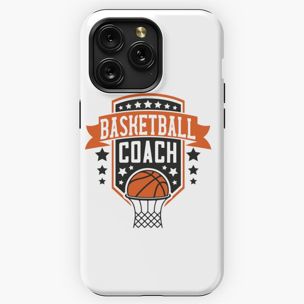 Basketball Coach Old School Style Sports Gift Case for iPhone 11 12 13 ...
