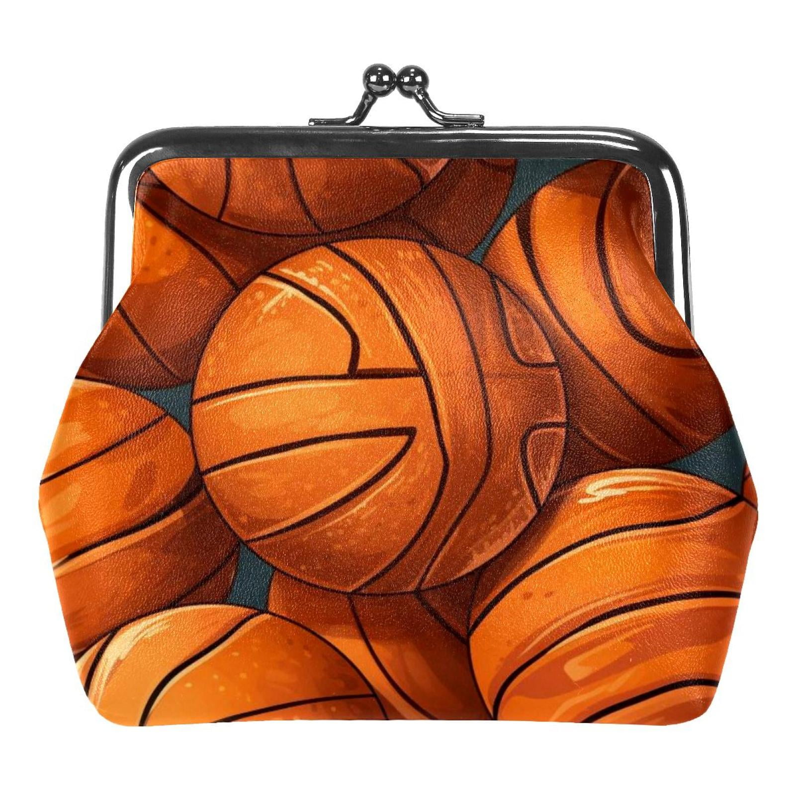 Basketball Coin Purse Kiss Lock Change Purse Vintage Trinkets Pouch ...