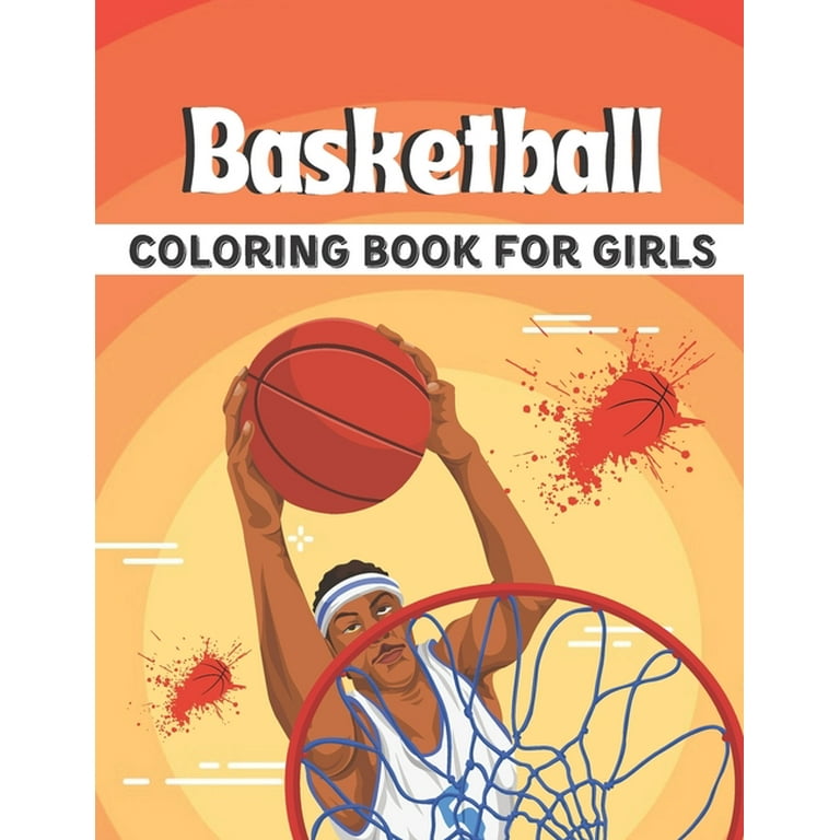 girl basketball coloring pages