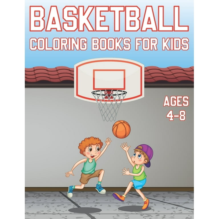 girls basketball coloring book