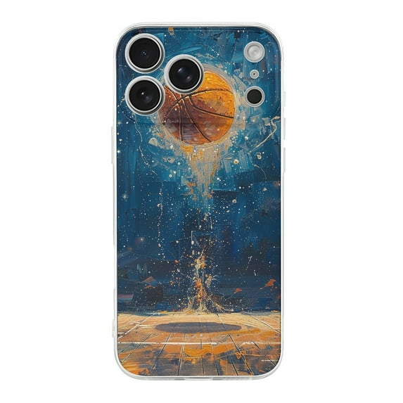 Basketball Cool Art Phone Case Compatible with iPhone 17 Pro Max TPU ...