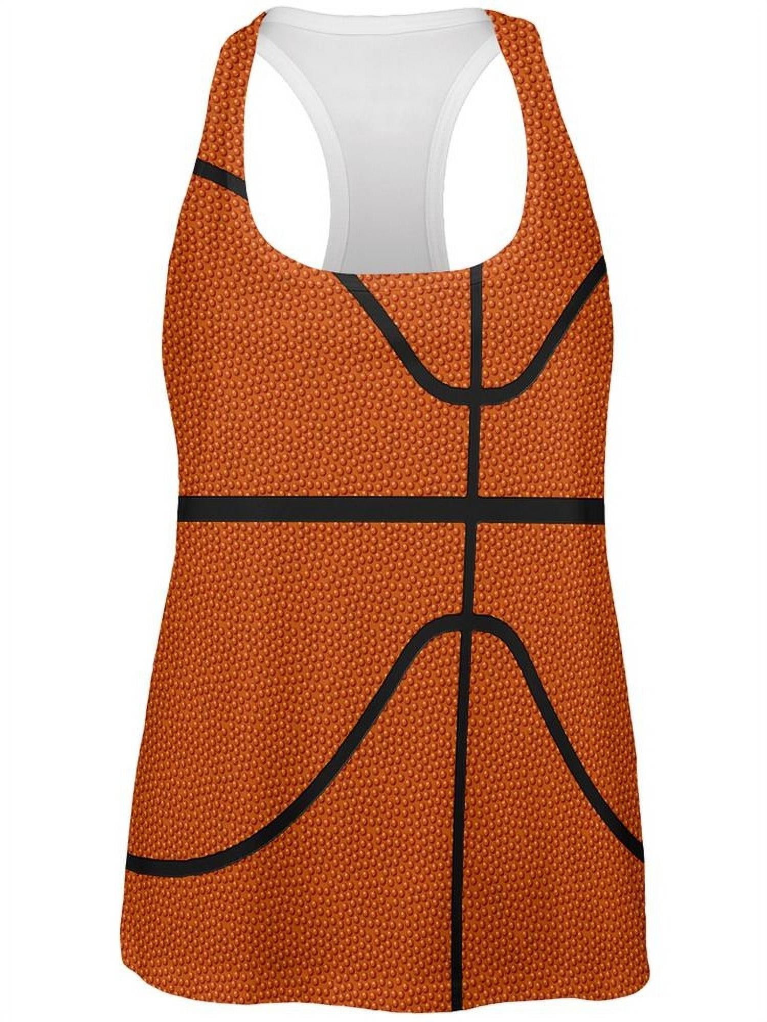 Basketball Costume All Over Womens Work Out Tank Top - Medium - Walmart.com
