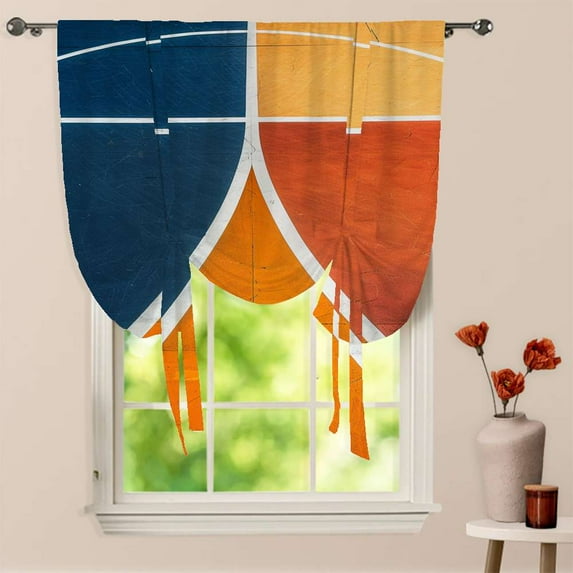 Basketball Court Art Window Curtain for Living Room Roman Curtain ...