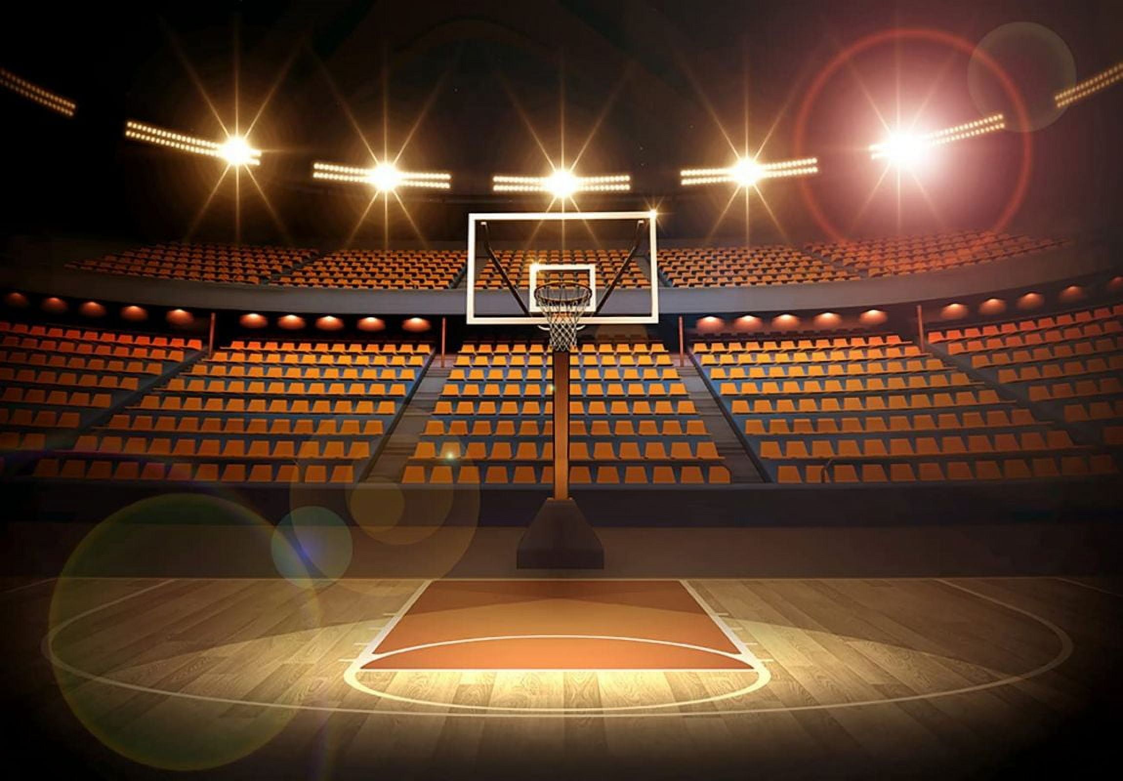 Basketball Court Backdrop Sports Theme Photography Background Party ...